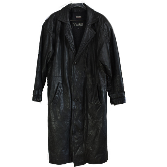 Wilsons Leather | Jackets & Coats | Wilsons Leather Trench Coat Men ...